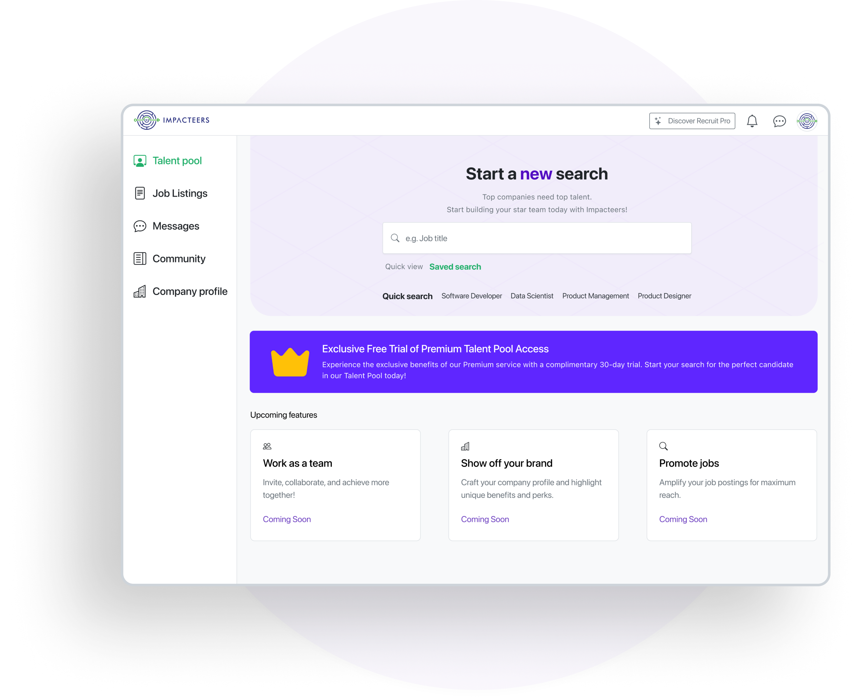 Find new jobs with Impacteers | Discover new jobs and internships